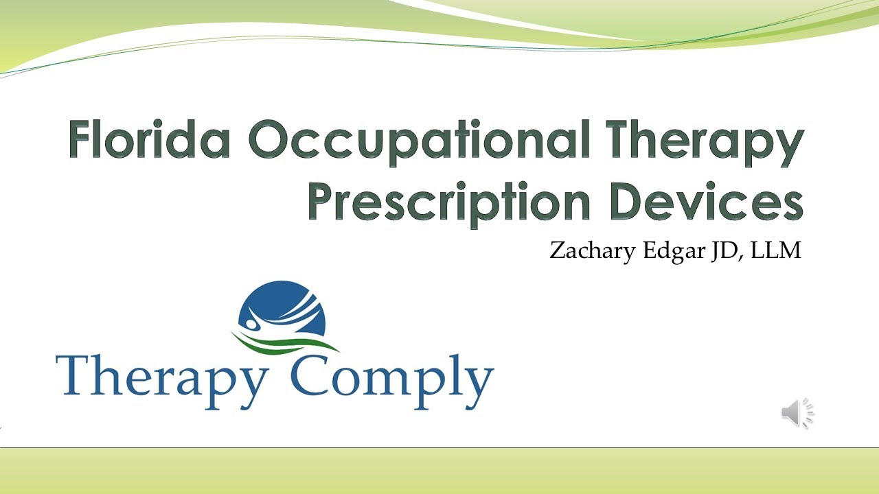 Florida Occupational Therapy Prescription Devices - YouTube