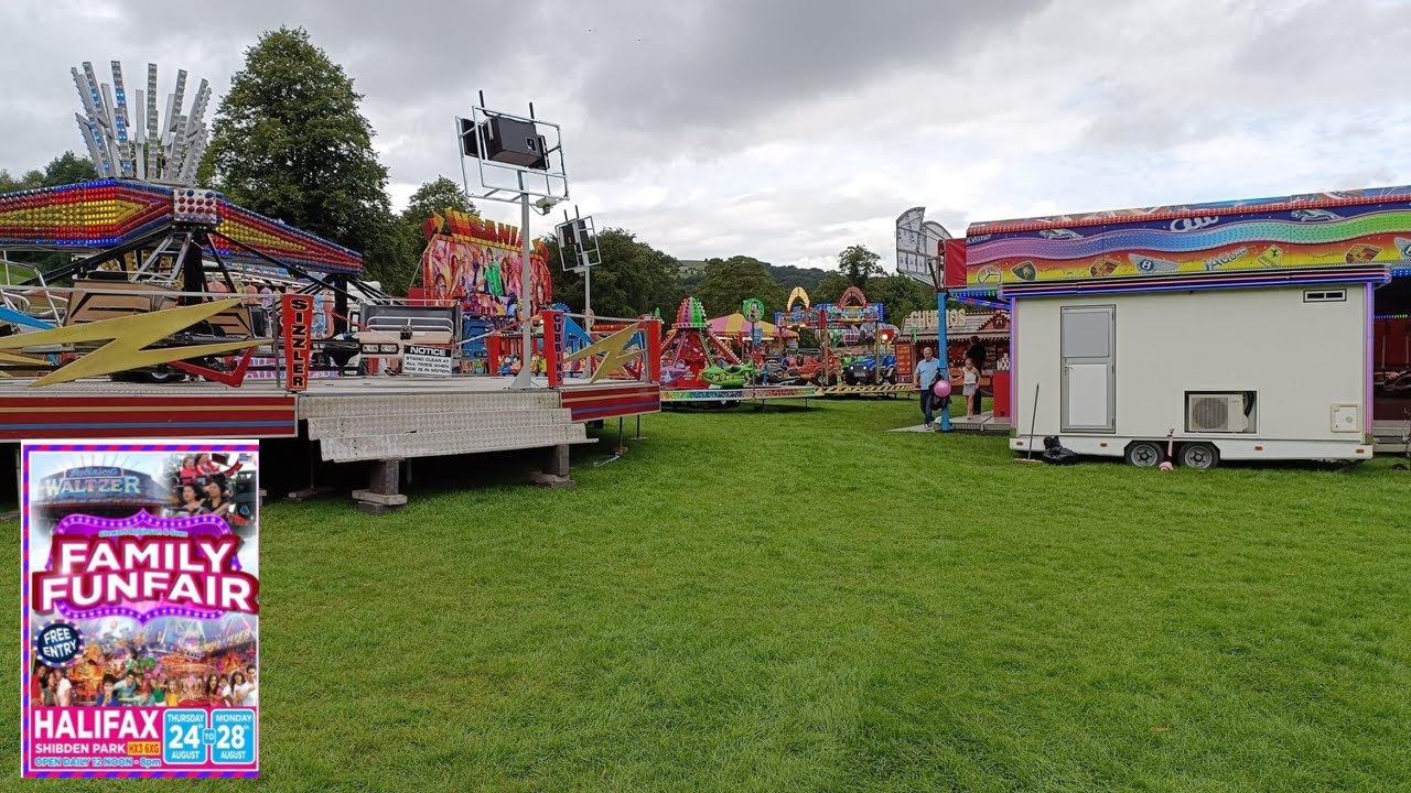 First Day At Shibden Park Halifax, Fun Fair Vlog, GREAT RIDES, Thursday ...