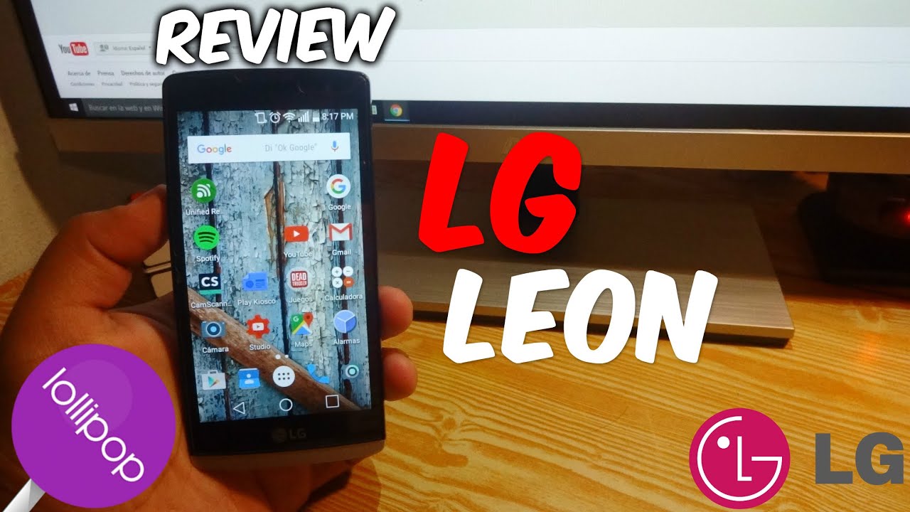 Review | LG Leon Español AndroidMx.Tv - YouTube
