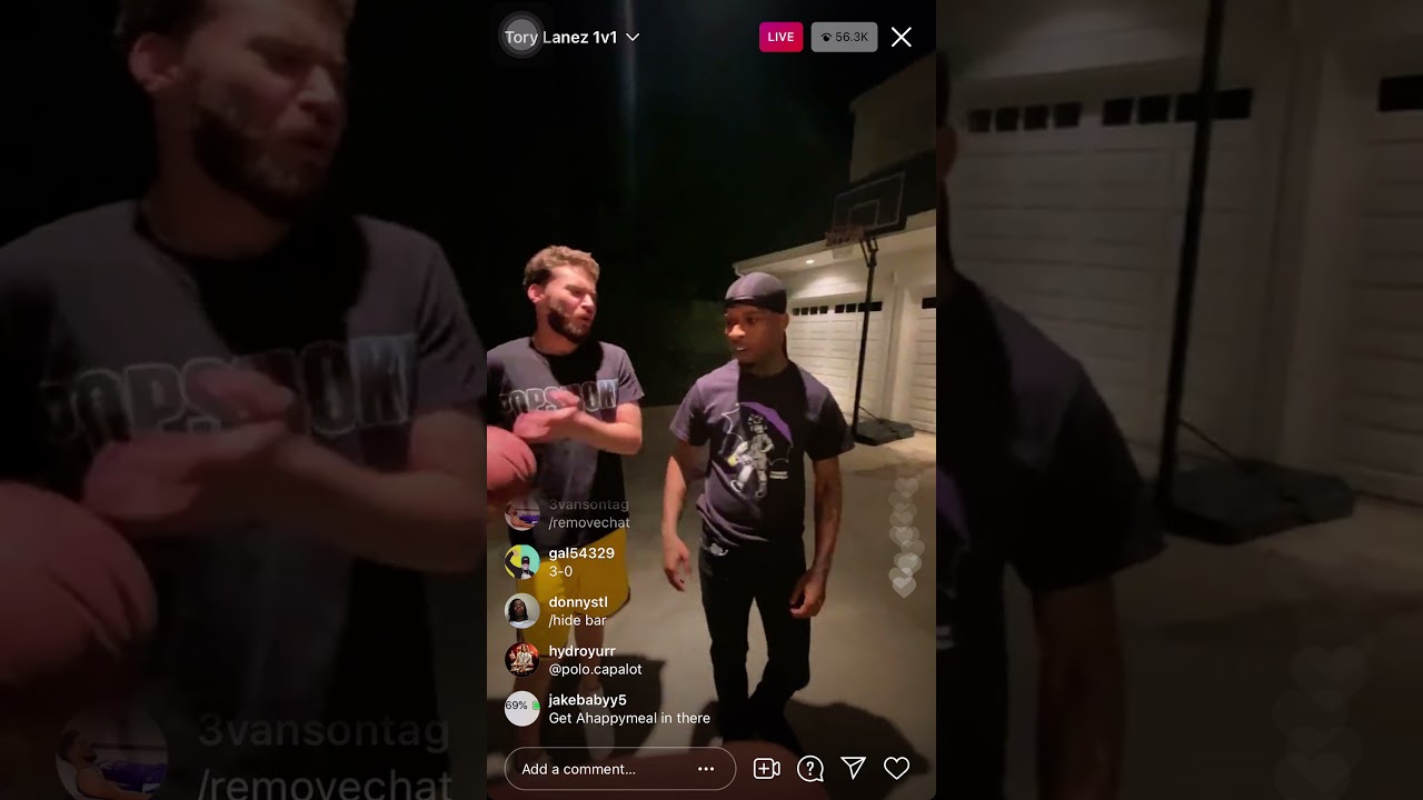 Adin Ross IG Live | 1v1 ft. Tory Lanez & Toosi - YouTube