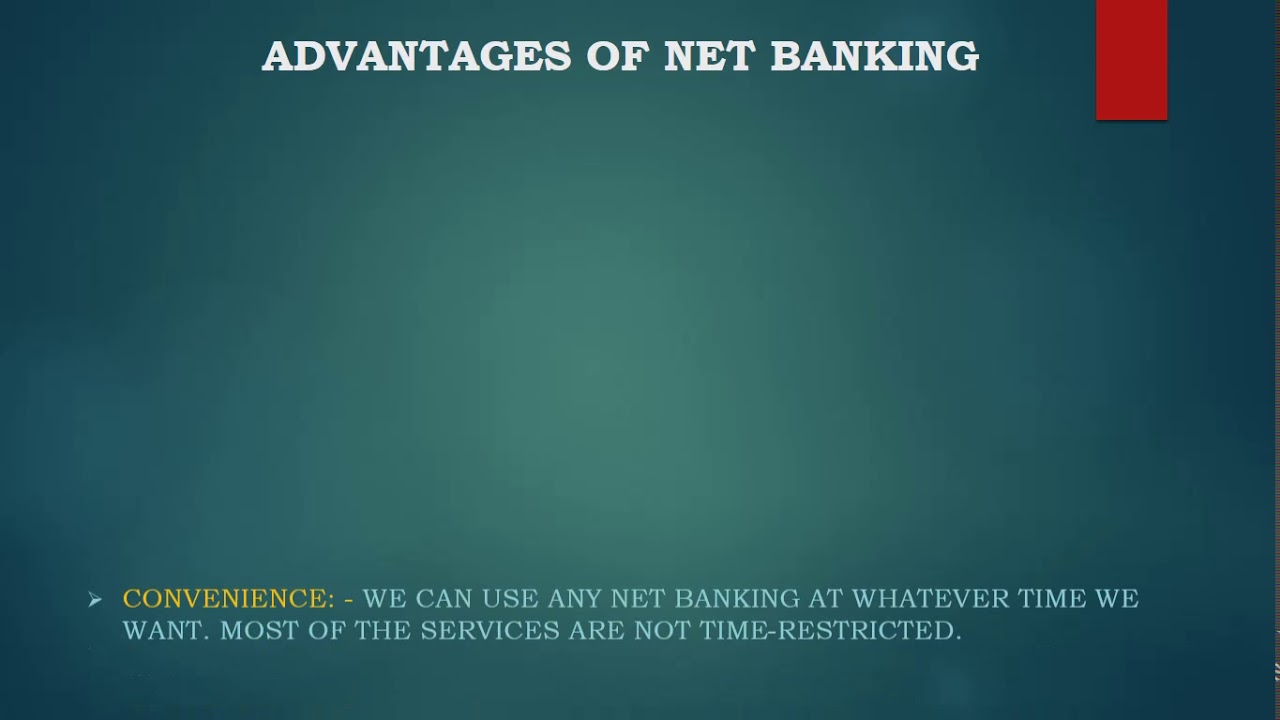 CLASS 12TH, UNIT - 7, e-Class 7.5, TOPIC - NET BANKING - YouTube