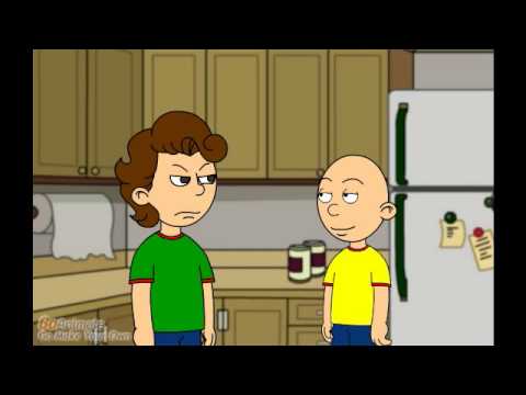Caillou Calls Dad Boris and Gets Grounded - YouTube