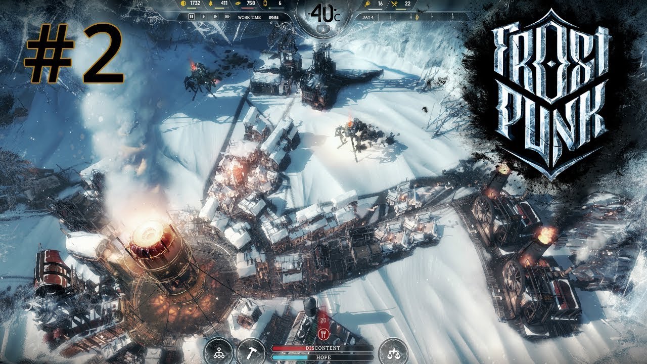 Frostpunk Gameplay EP 2: Steampunk Ice City Builder Survival Game ...