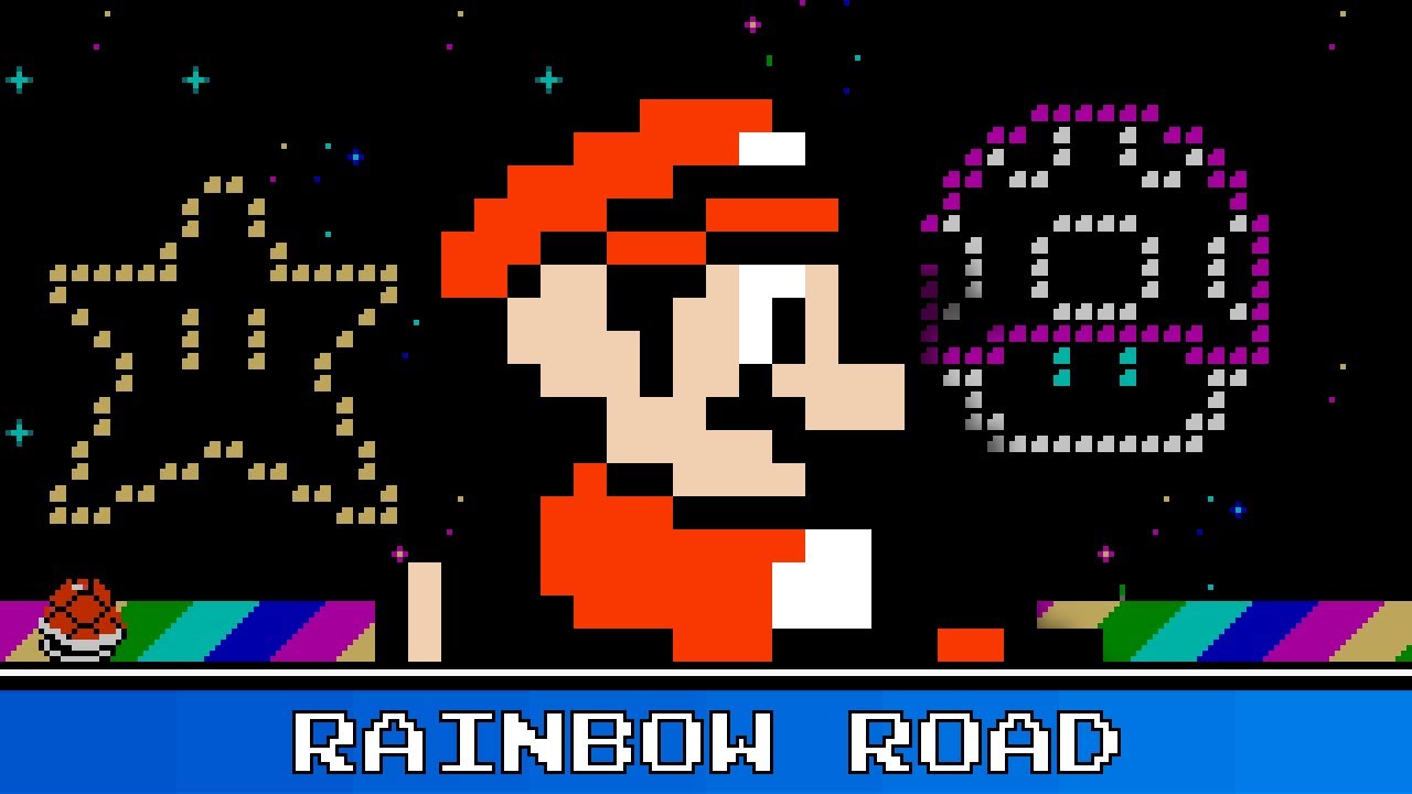 Rainbow Road 8 Bit Remix - Mario Kart 64 - YouTube