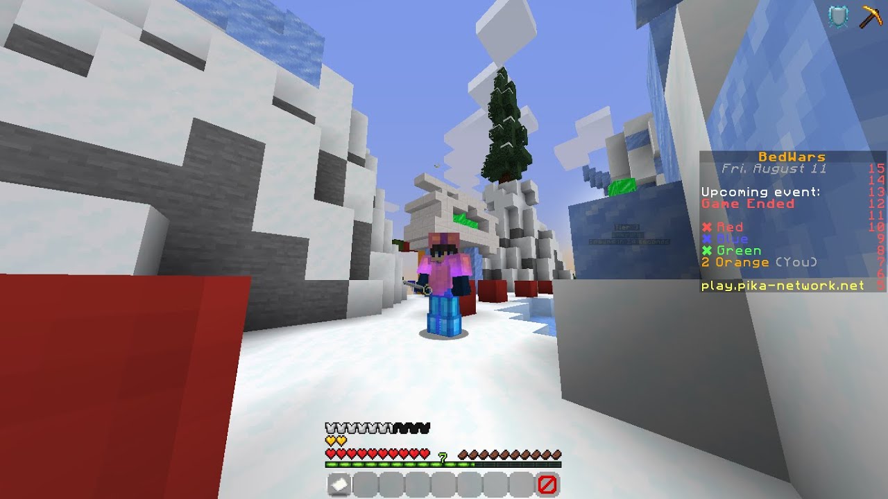 Getting 50 wins on pika-network bedfight practice. (UNCUT) - YouTube