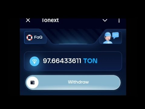 Tonext Telegram Ton mining bot | Tonext Withdraw | Tonext bot scam or ...