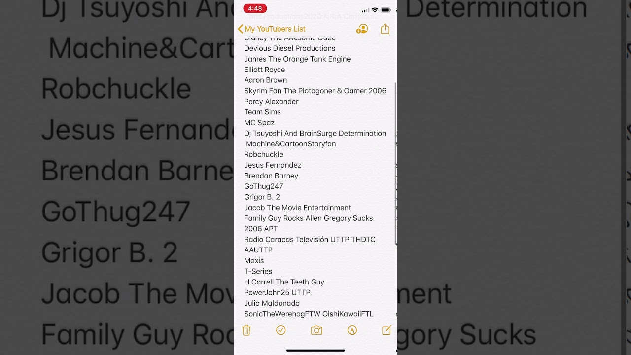 My Bad Users List - YouTube