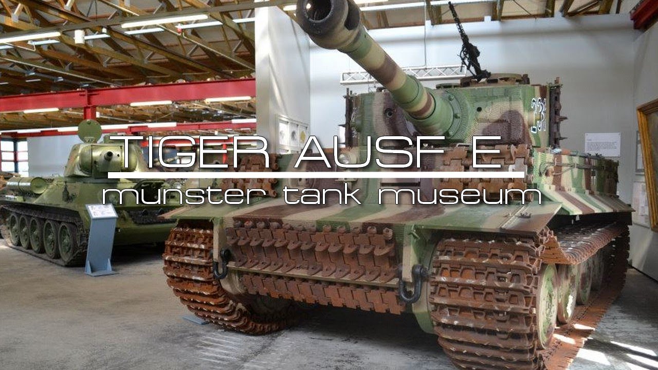 Tiger I Walkaround Panzer Museum Munster - YouTube