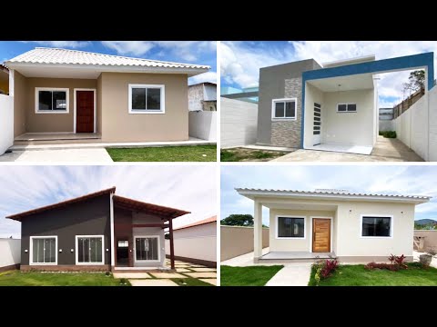 INSPIRAÇÕES PARA FACHADAS DE CASAS PEQUENAS