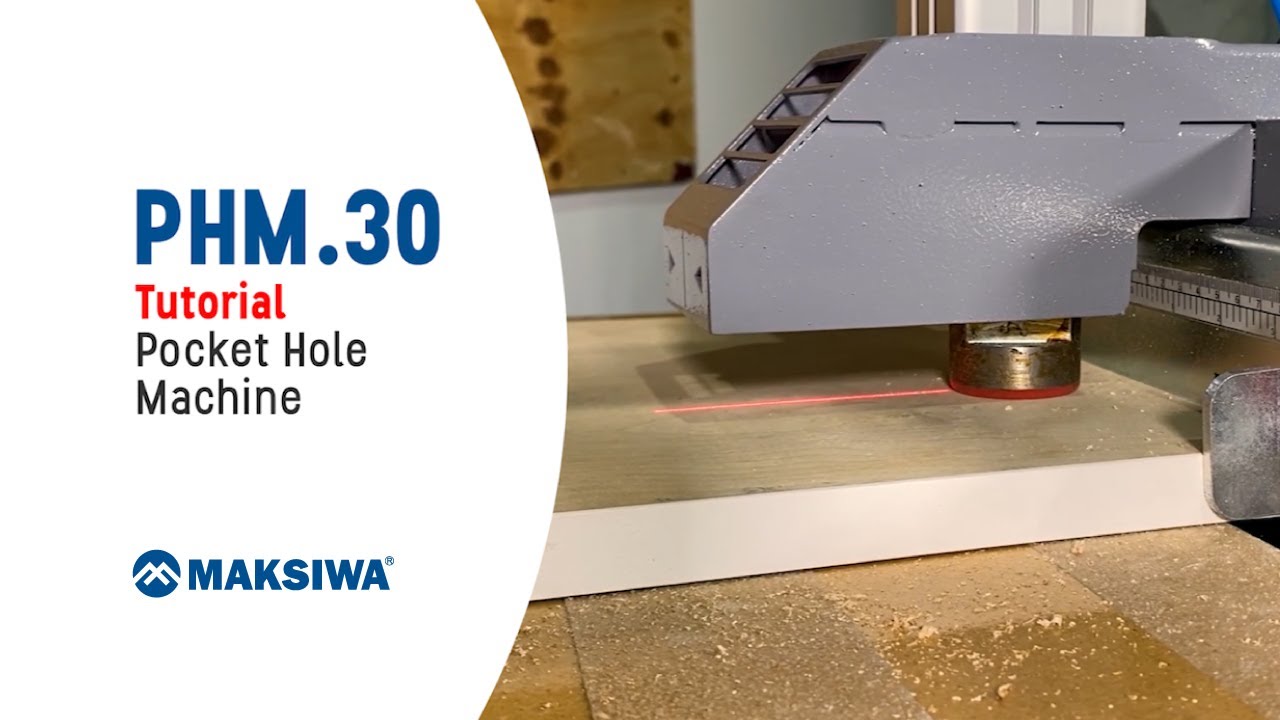 Pocket Hole Machine - Tutorial - YouTube