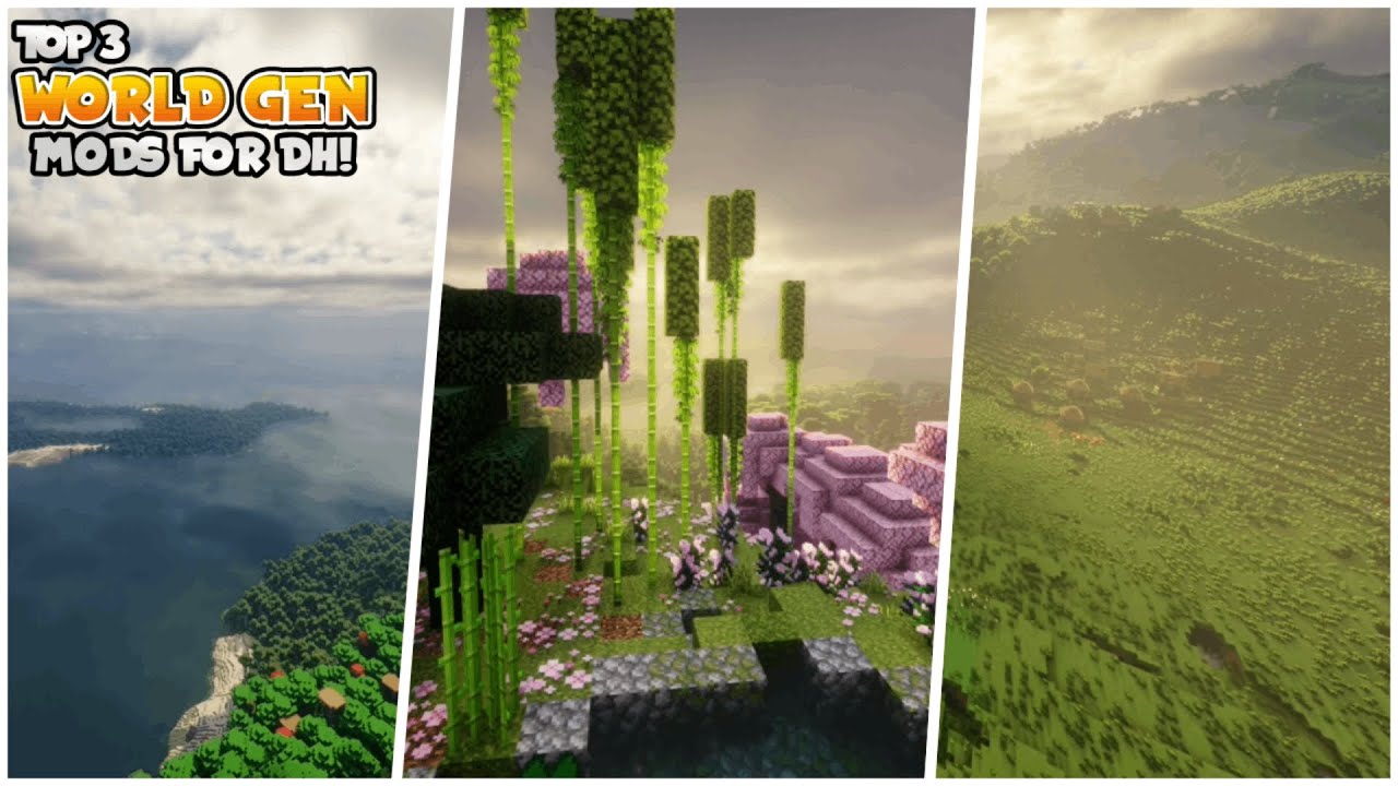 Distant Horizons with different World Generation mods.. | DH 2.0 - YouTube