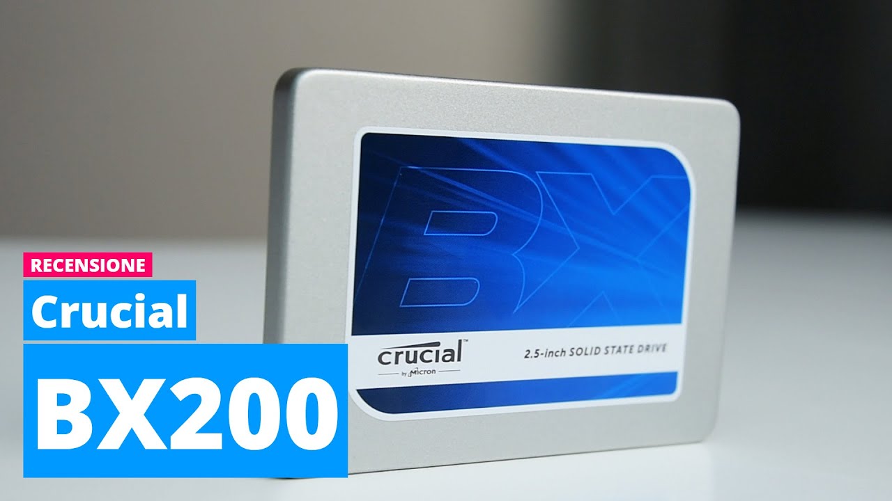 Crucial BX200 Solid State Drive - YouTube