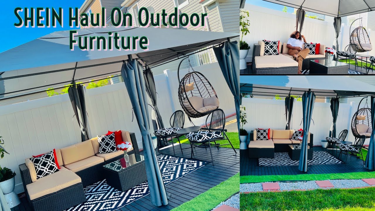 SHEIN Haul On Outdoor Furniture - YouTube