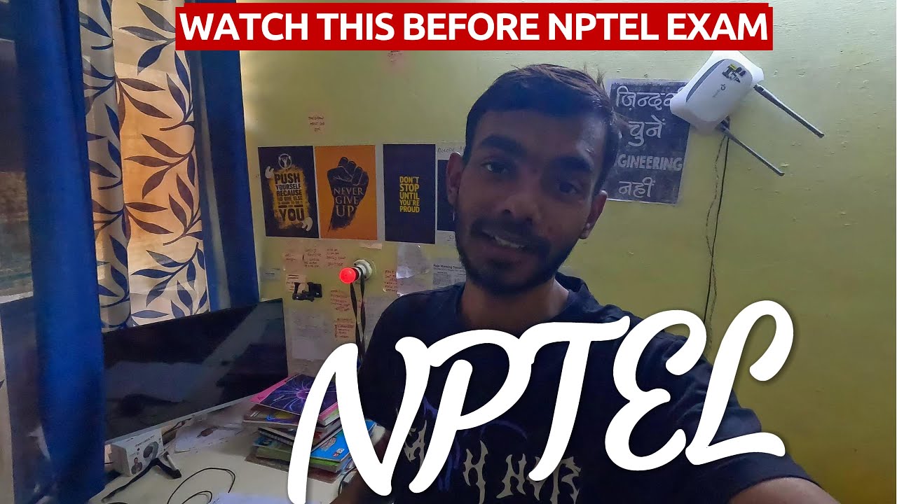 How I Attend My Nptel Exam Nptel 2024 Youtube