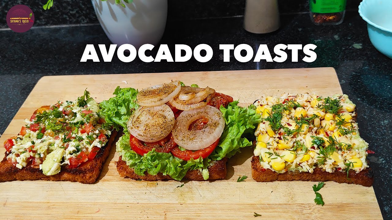 Avocado Toast Recipe 3 Ways - How to make simple avocado toast! - YouTube