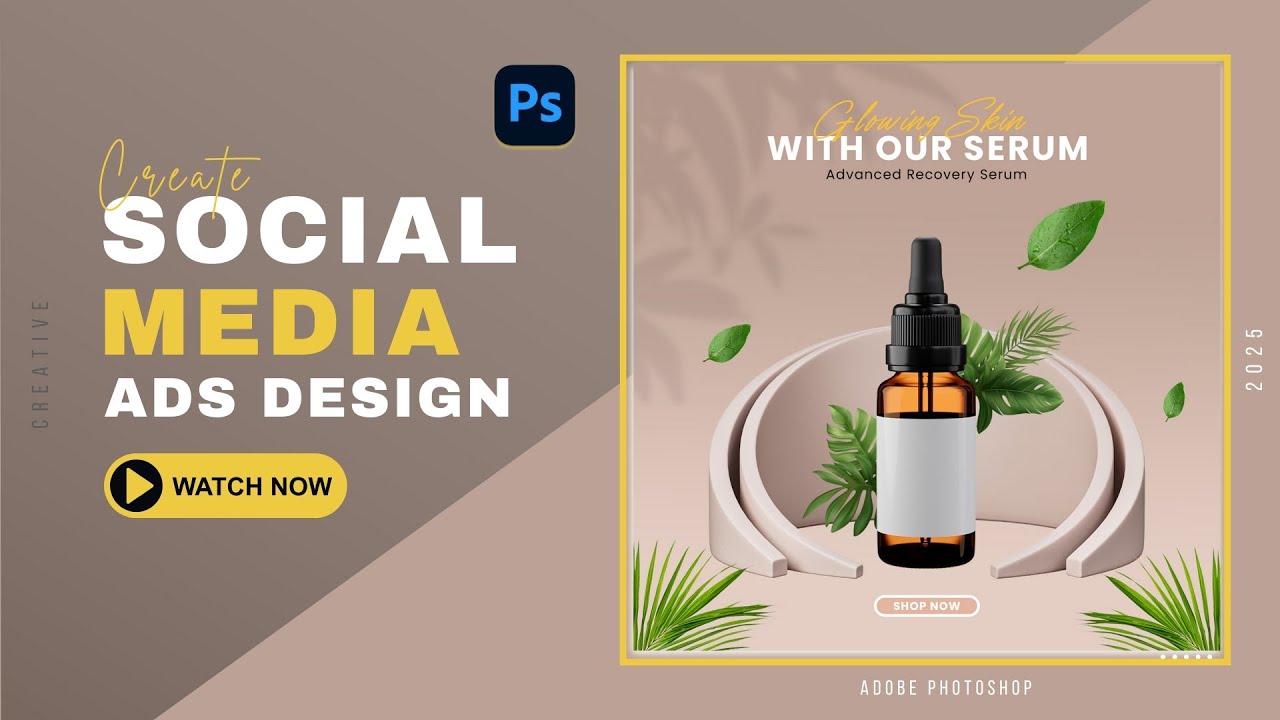 Create Serum Post in Photoshop Step By Step II @Photoshop Tutorial ...