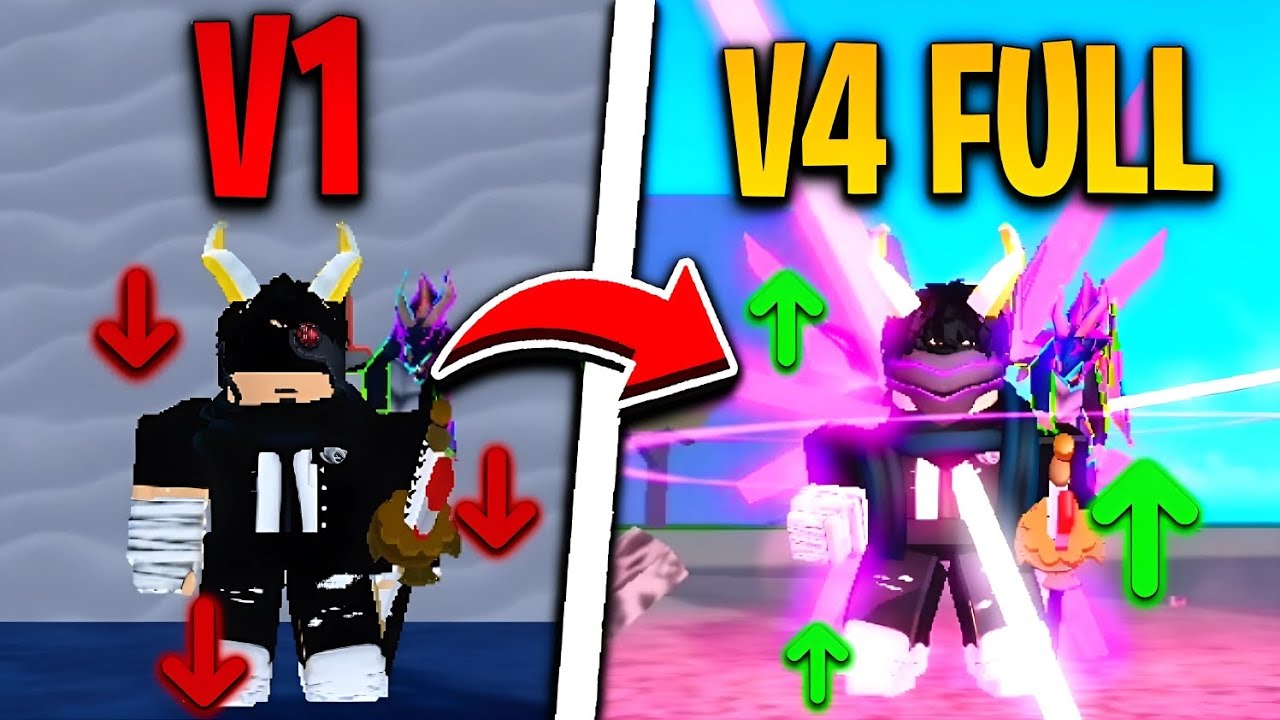 Da CYBORG V1 até a V4 COMPLETA no Blox Fruits! - YouTube