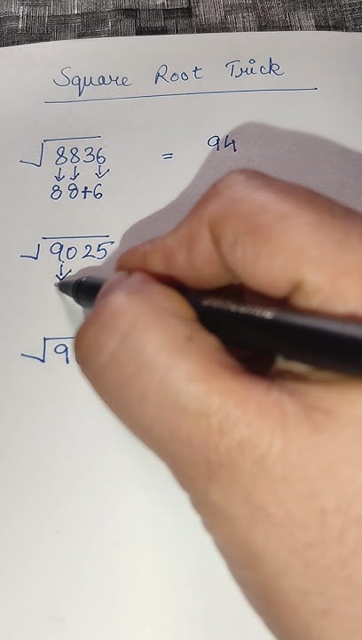 Square Root Trick||How to solve in sec#Root trick#Maths Trick#Maths ...