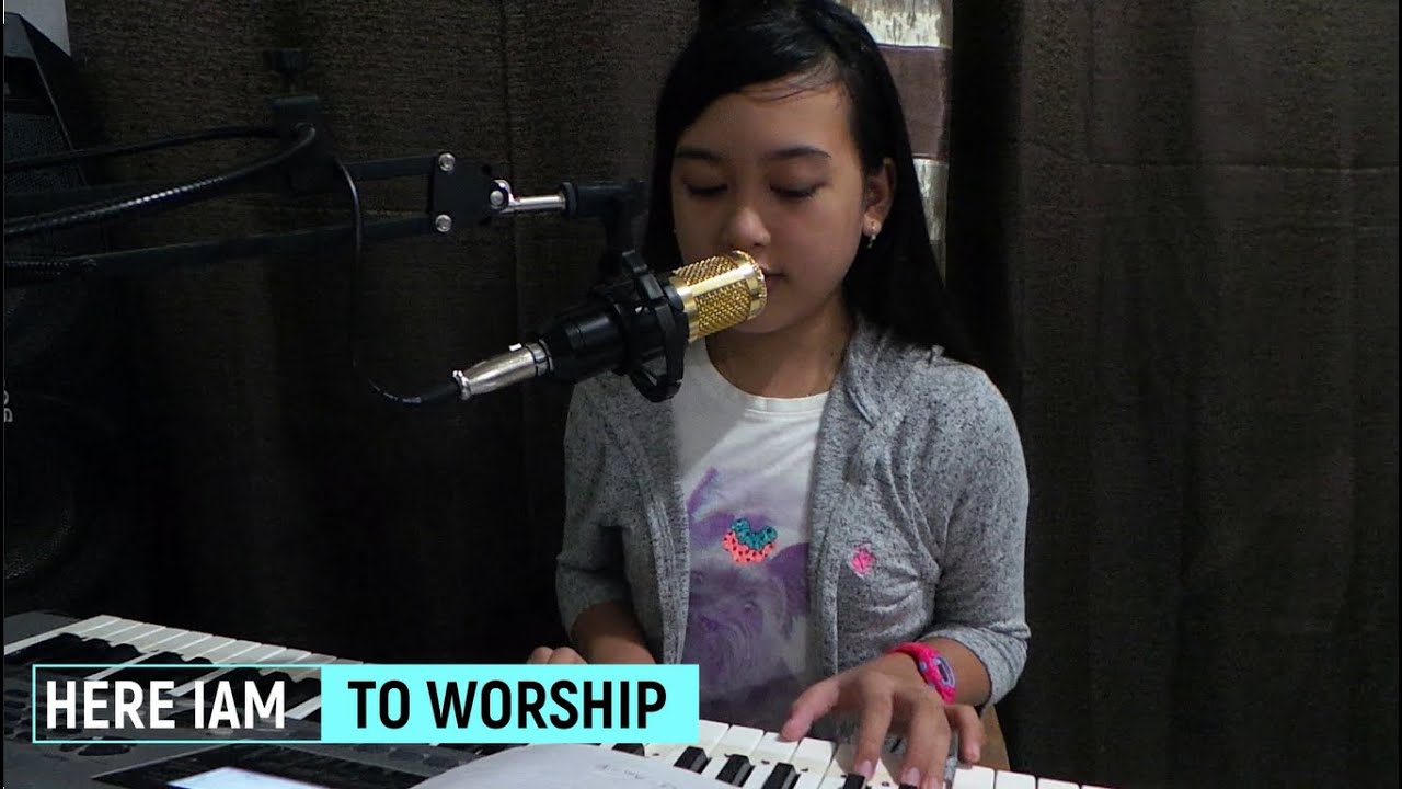 HERE I'AM TO WORSHIP - Khey's Tune Christian Songs (Cover by Rammielle ...