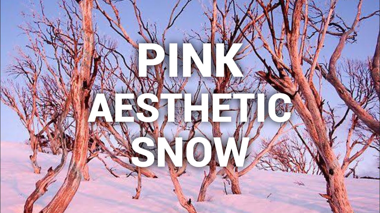 Pink Aesthetic Snow | Watermelon snow |What Is Watermelon Snow? - YouTube