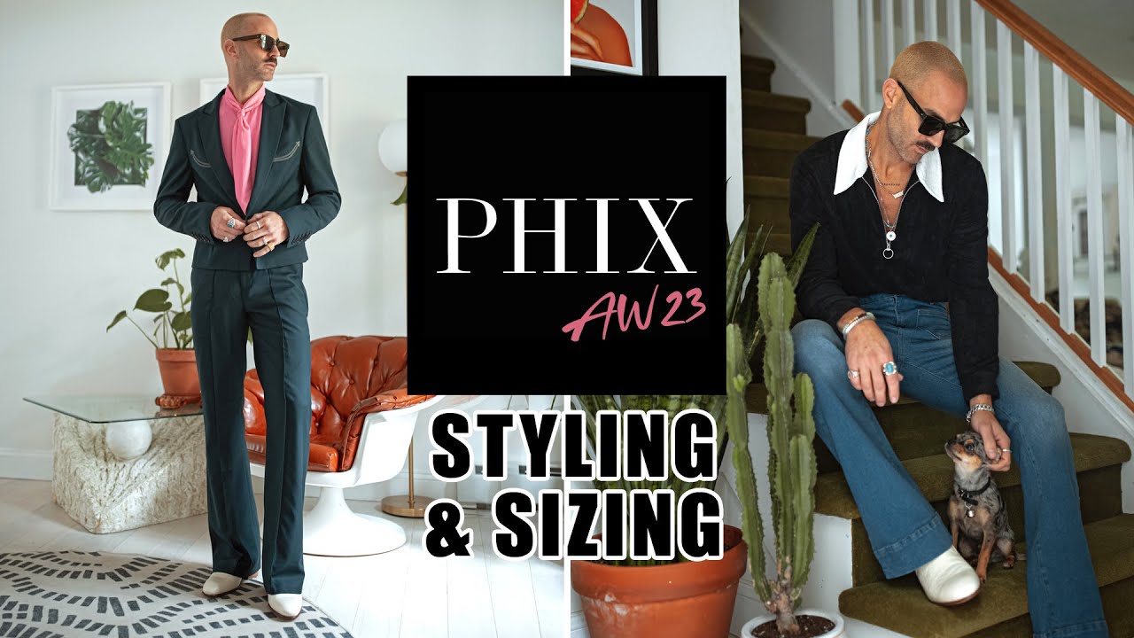 Phix Clothing Styling & Sizing (70's Men's Style) - YouTube