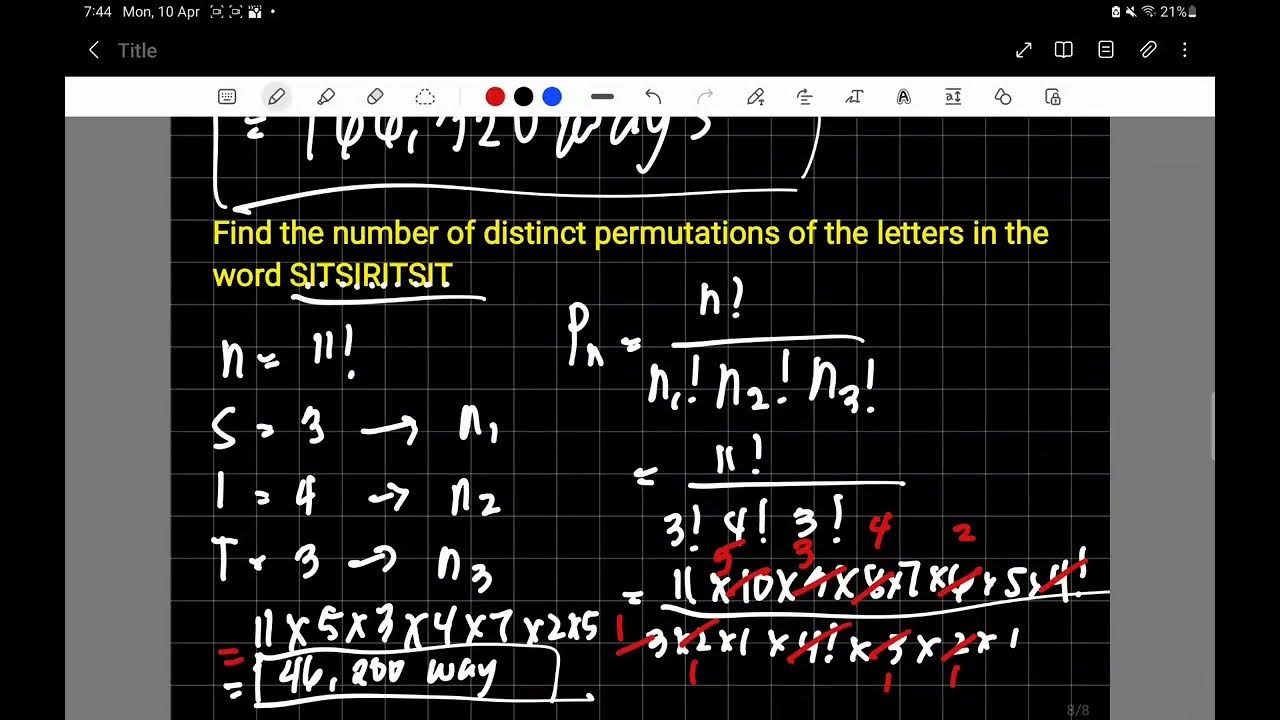 Distinct Permutation - YouTube
