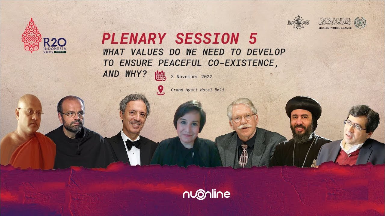 🔴 (LIVE) What Values do We Need to Develop to Ensure Peaceful Co ...