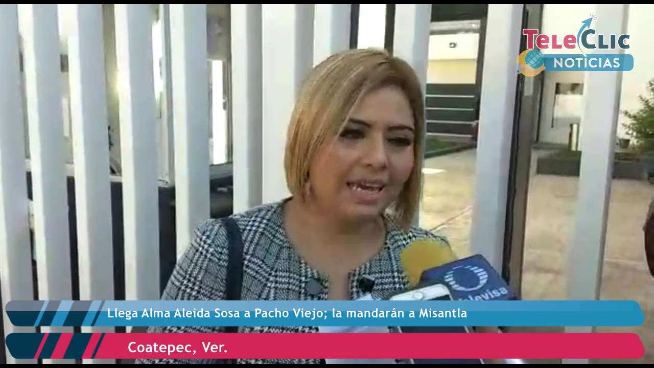 Llega Alma Aleida Sosa a Pacho Viejo; la mandarán a Misantla - YouTube