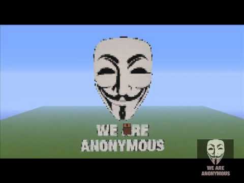 Anonymous in Minecraft - Bender - PixelArt - YouTube