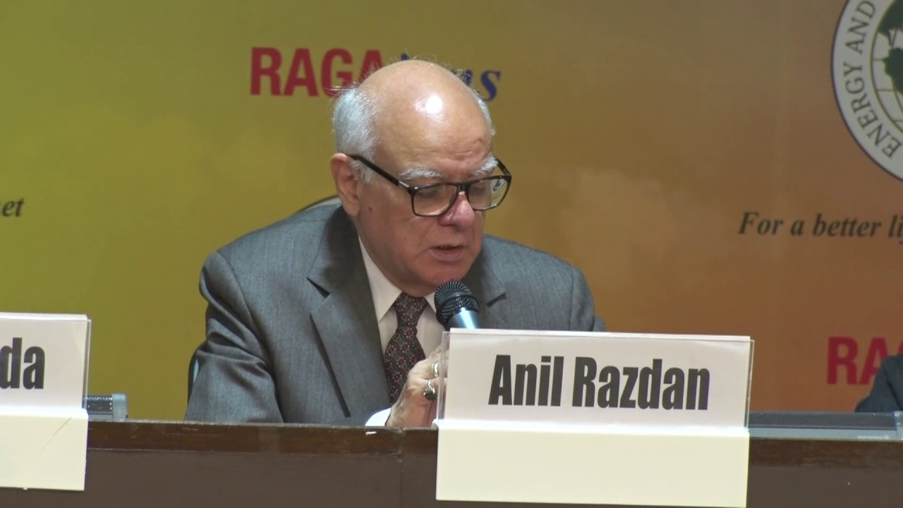 Mr. Anil Razdan, Chairman, Energy And Environment Foundation & Former ...