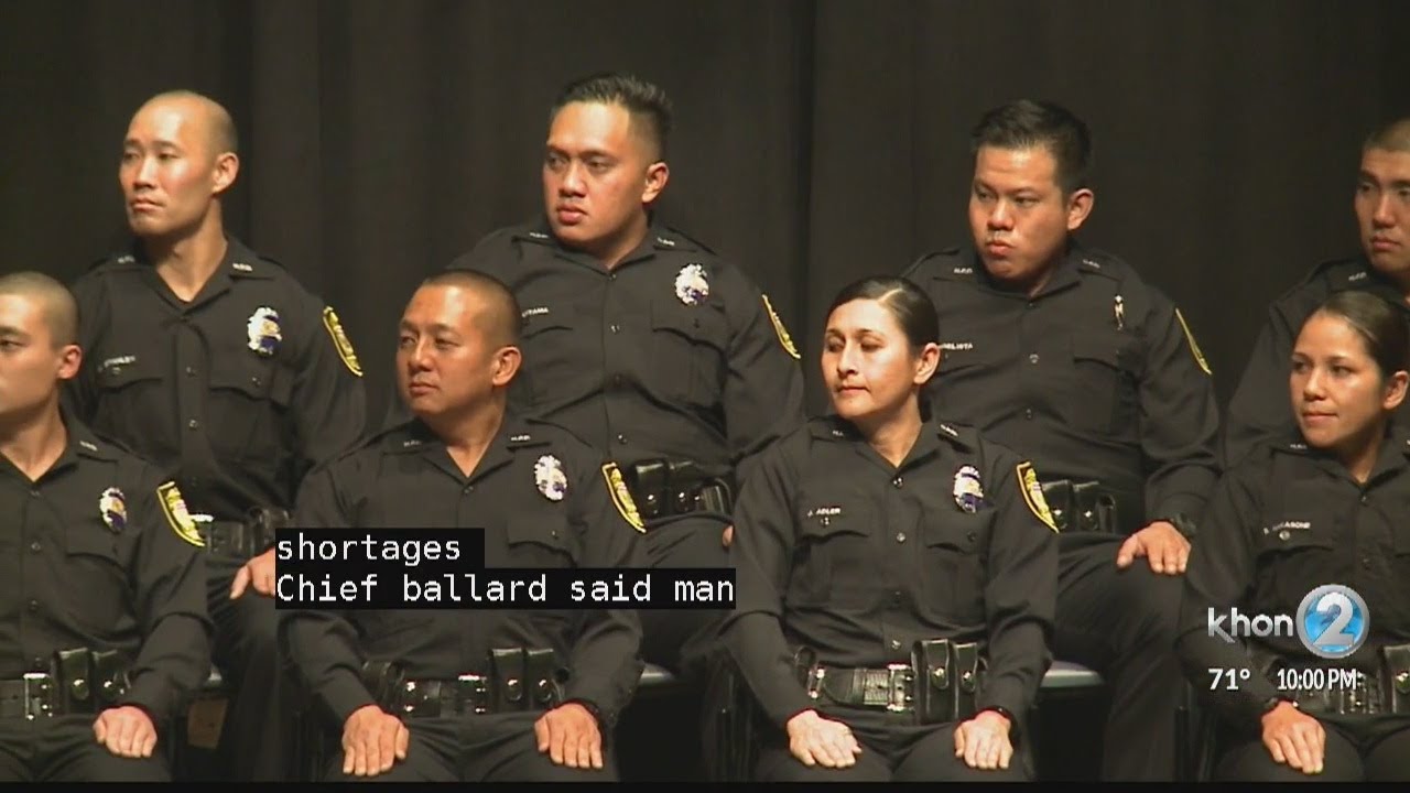 HPD graduates more police officers Wednesday night - YouTube