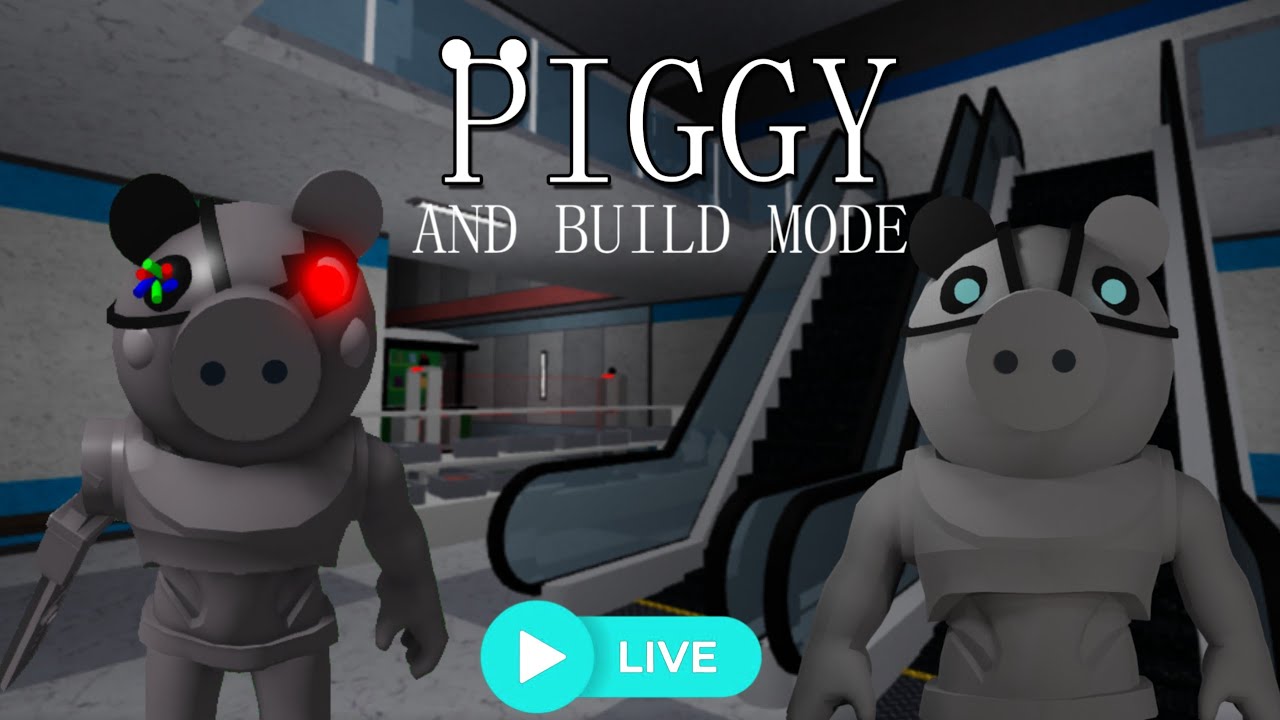 PLAYING ROBLOX PIGGY + BUILD MODE LIVE!!! [Roblox, Piggy] - YouTube