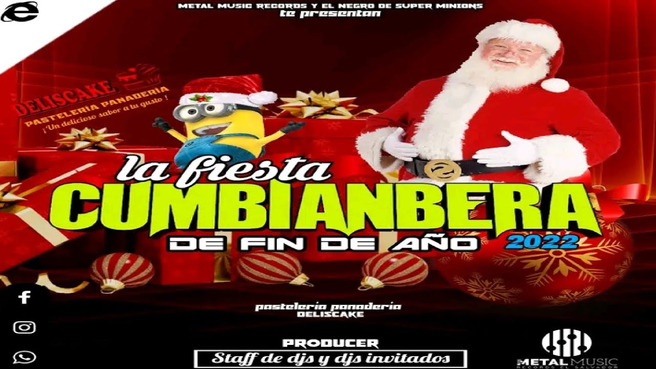 Cumbias Variadas Mix (Carlos DJ) 🌲 La Fiesta Cumbiambera De Fín De Año ...