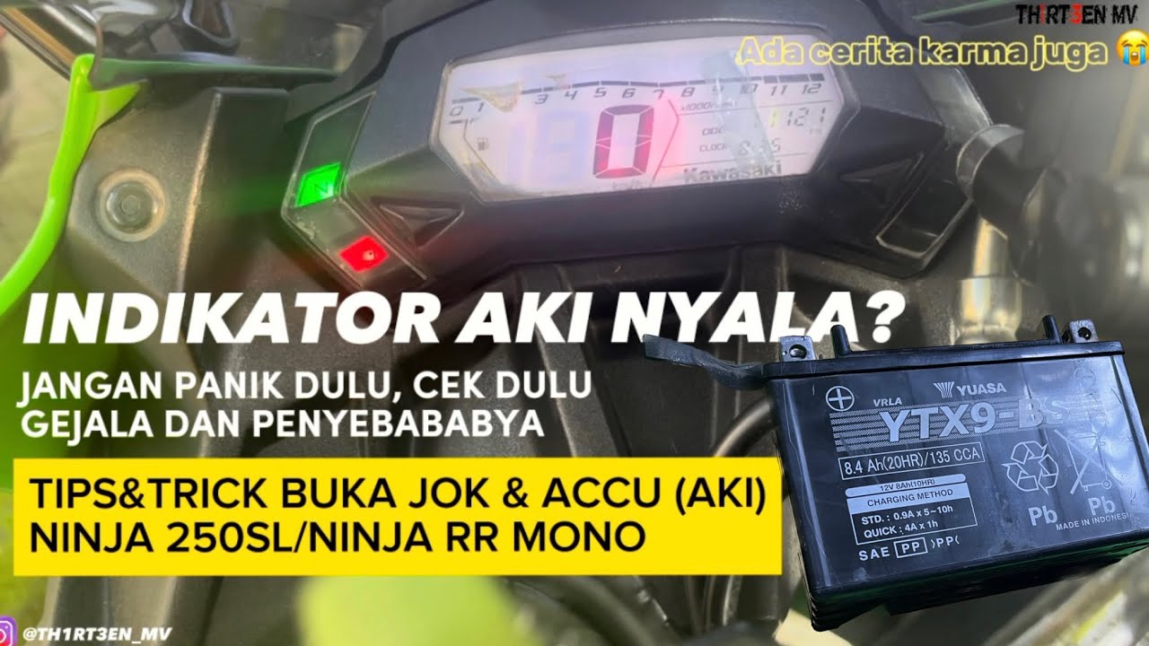 INDIKATOR AKI NYALA? JANGAN PANIK,COBA CEK DULU! | TIPS&TRICK BUKA JOK ...