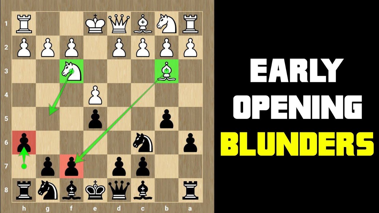 Opening Blunders Beginners Make Frequently in Chess - Chess Lesson #11 - YouTube