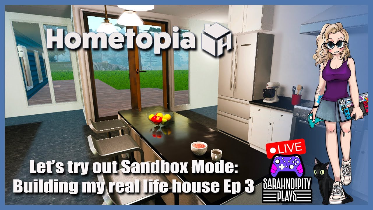 Sandbox Mode!! Let's build my real life house in Hometopia! Ep 3 - YouTube