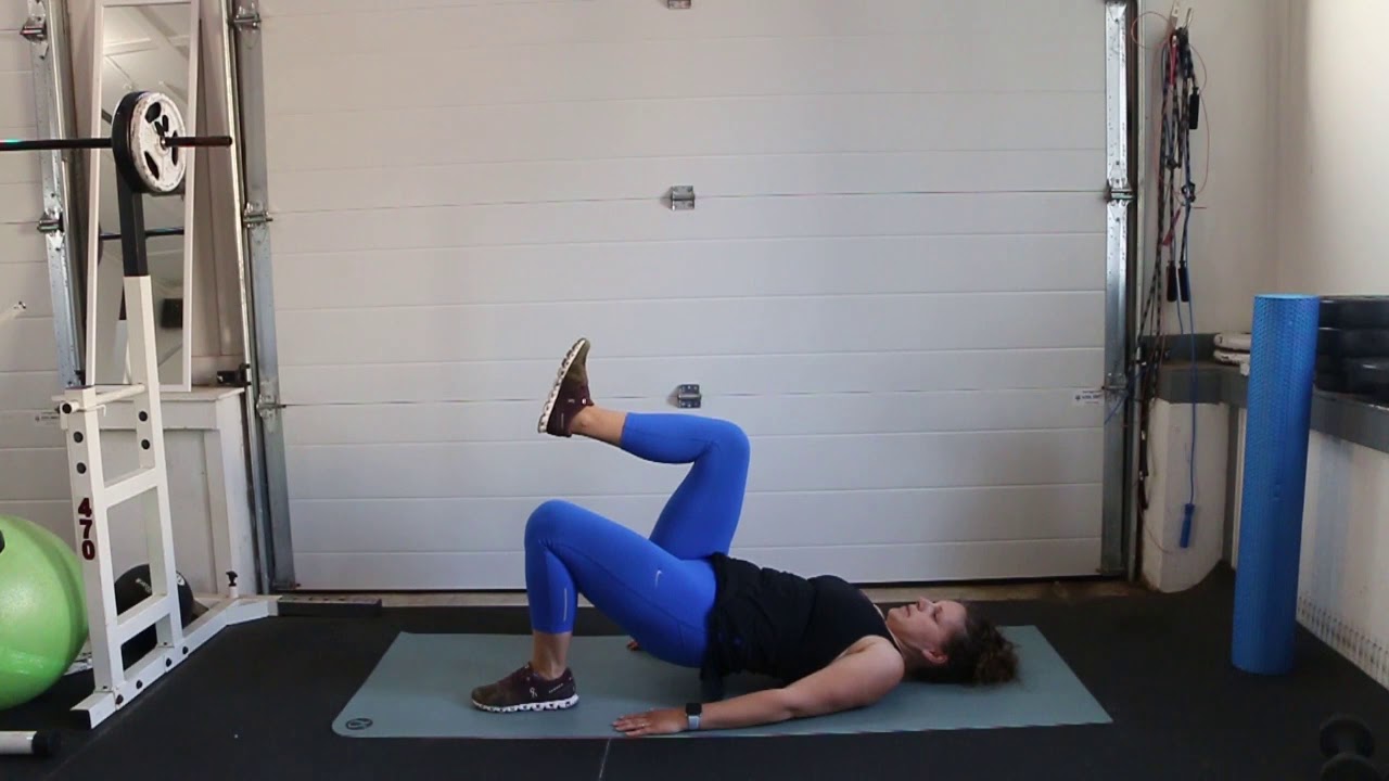 Marching Glute Bridge 2 - YouTube