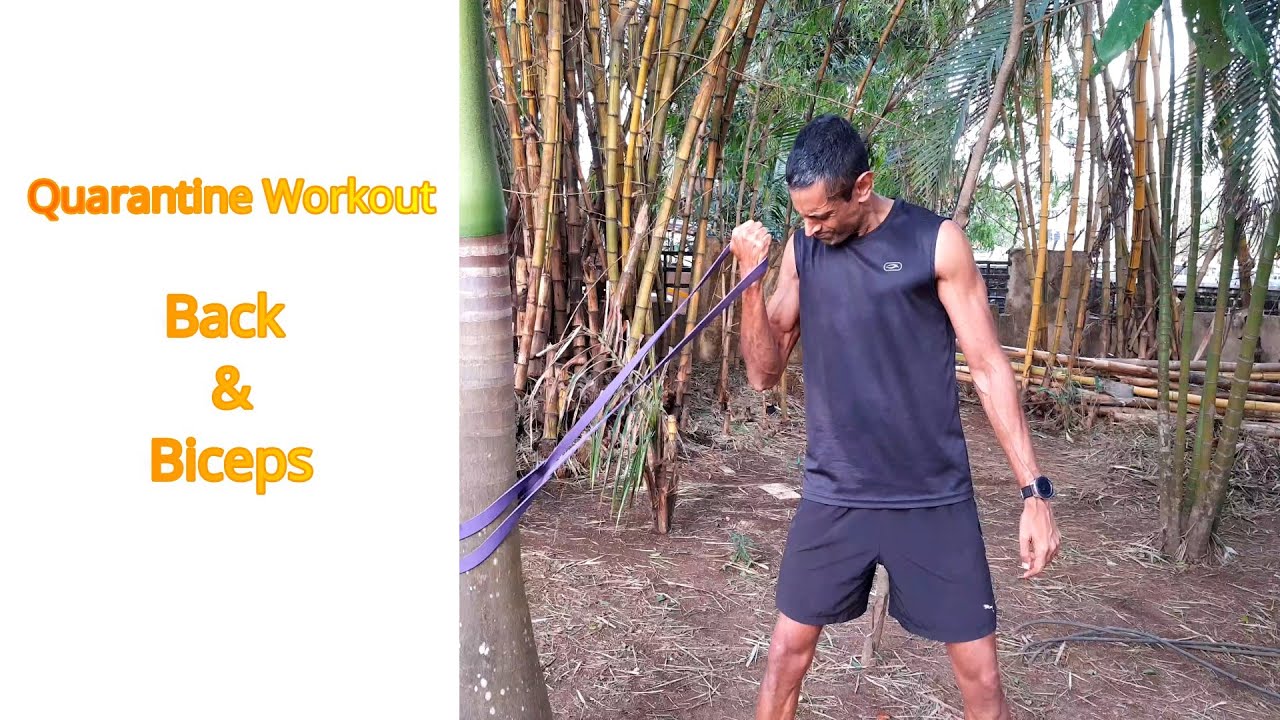 Quarantine Pull Work Out |Back and Biceps| |Uncut| - YouTube
