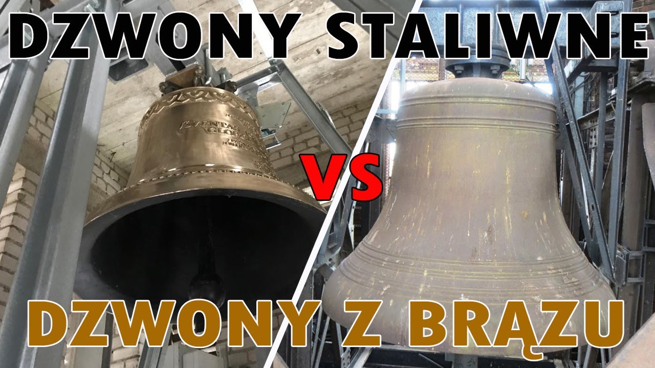 Dzwony staliwne vs dzwony z brązu - YouTube
