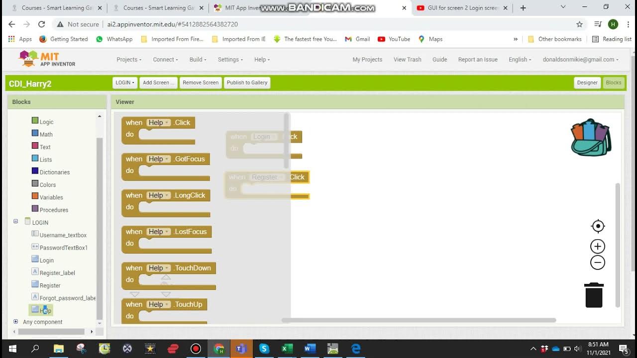 ADDING BUTTON CLICK EVENTS TO THE APP - YouTube