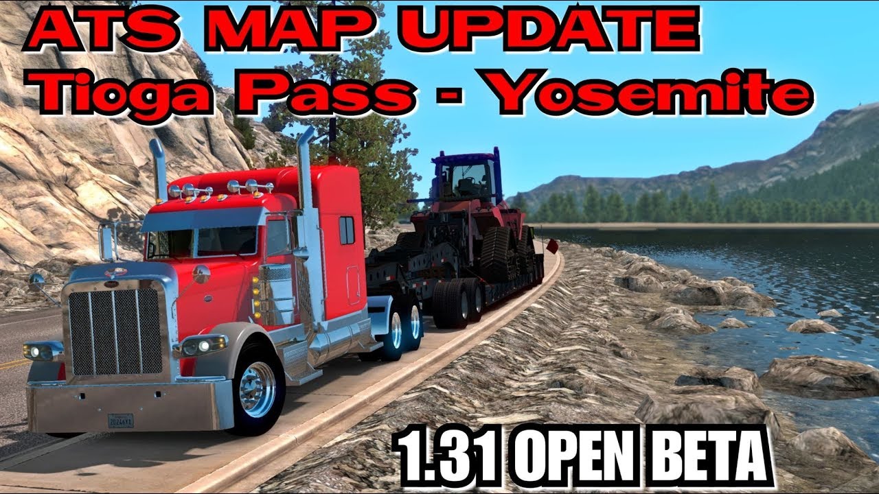 ATS MAP UPDATE!!! - Tioga Pass - Yosemite National Park - YouTube