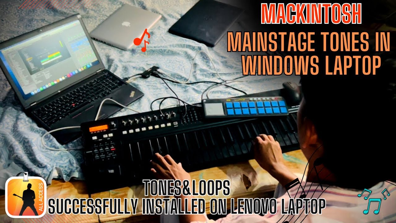 (Windows lenovo) Mainstage tones,Playbackloops successfully installed ...