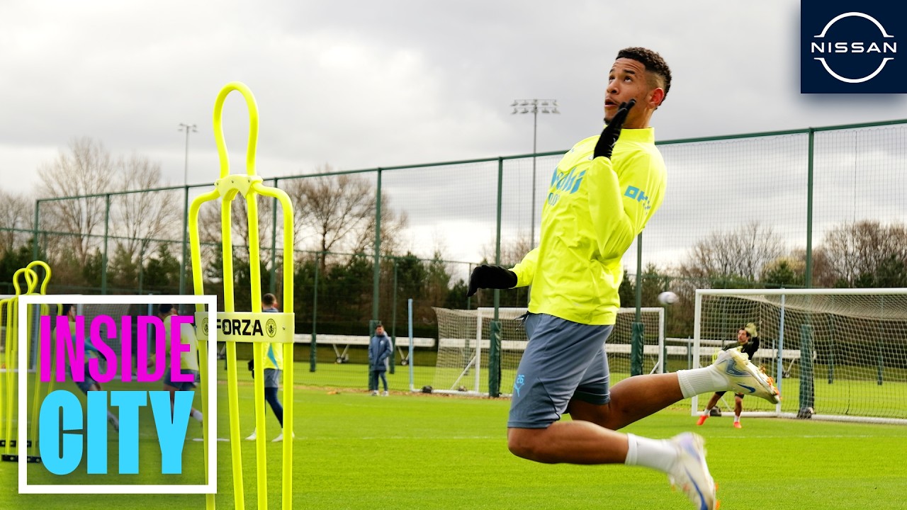 Double Training with Haaland and Marmoush goals v Brighton! | INSIDE ...