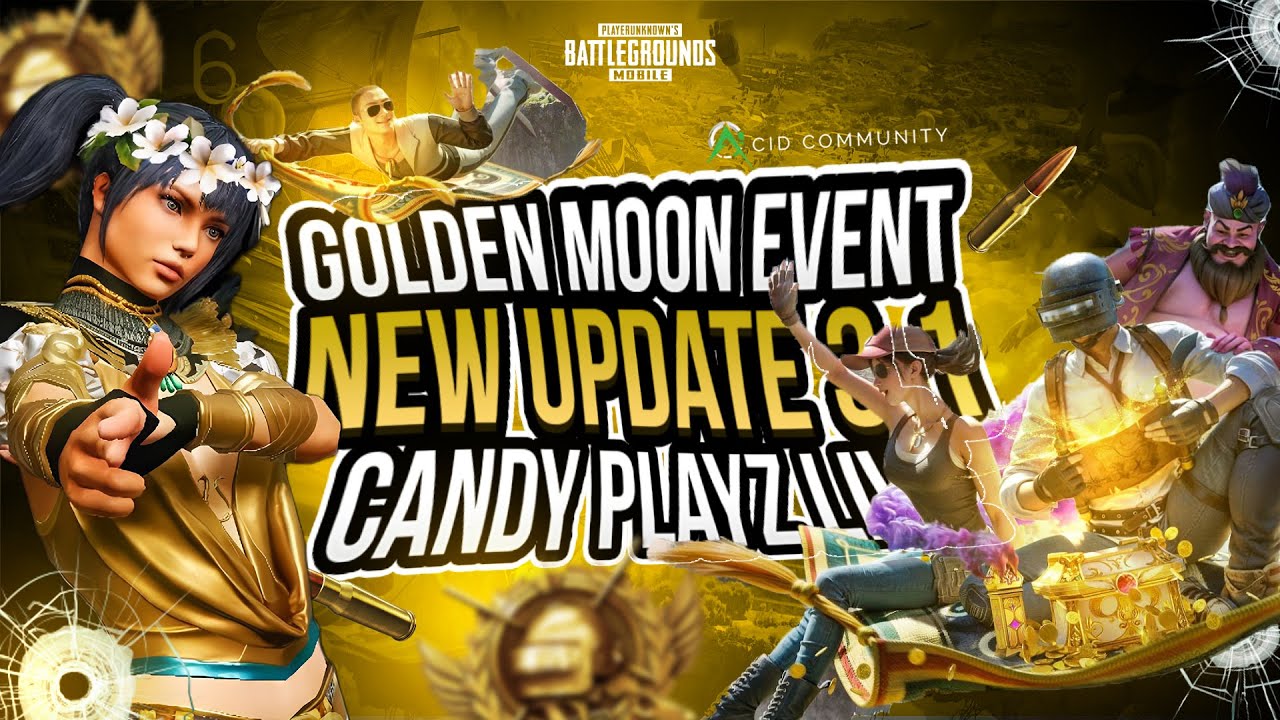 Lets Explore New Update 3.1 | Golden moon event | Pubg Mobile Live ...