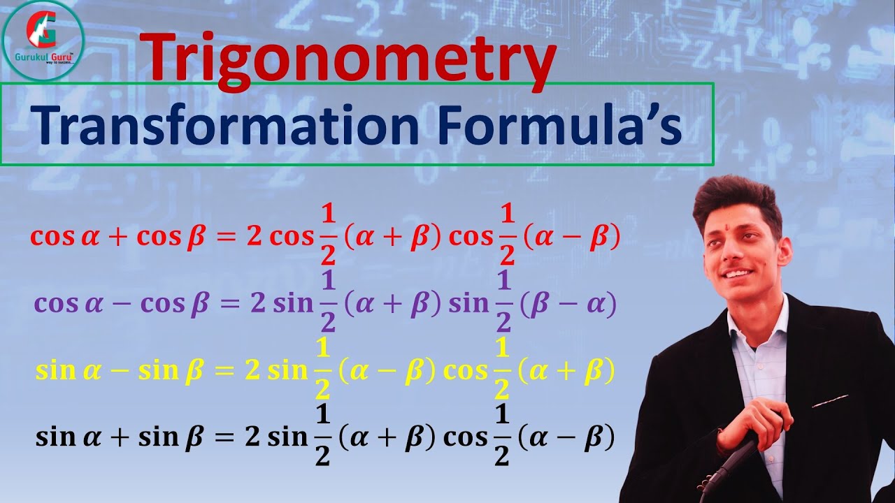 Transformation Formula's Trigonometry | NDA, IIT-JEE, 12th, 11th class ...
