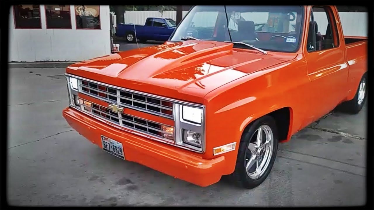 84' Silverado Square Body - YouTube