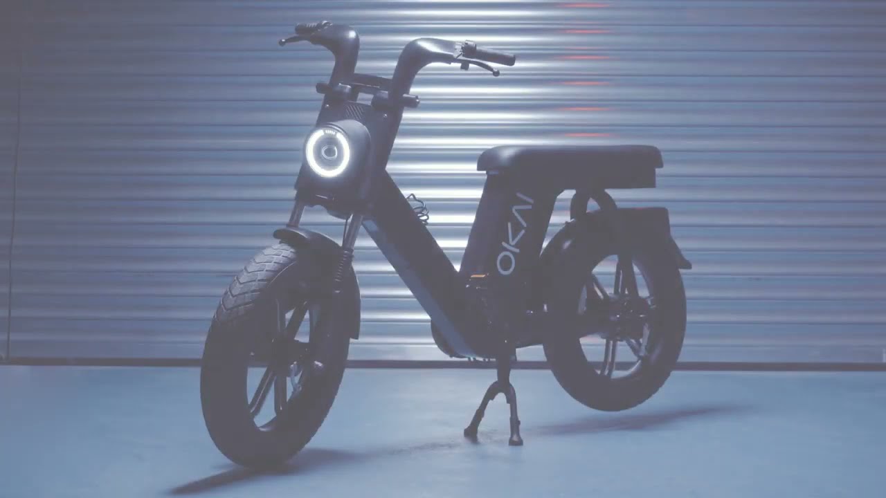 OKAI | EB200 электровелосипед для шеринга - YouTube