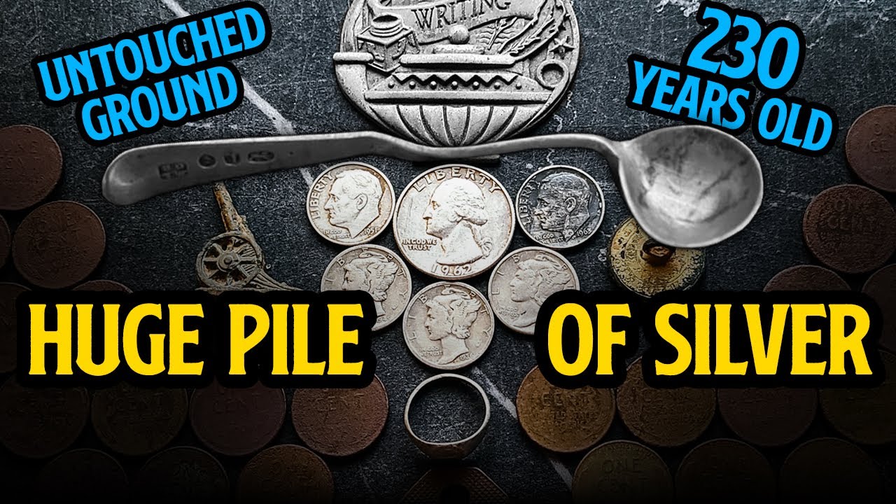 You WON’T BELIEVE How Much SILVER We Dig Metal Detecting UNTOUCHED ...