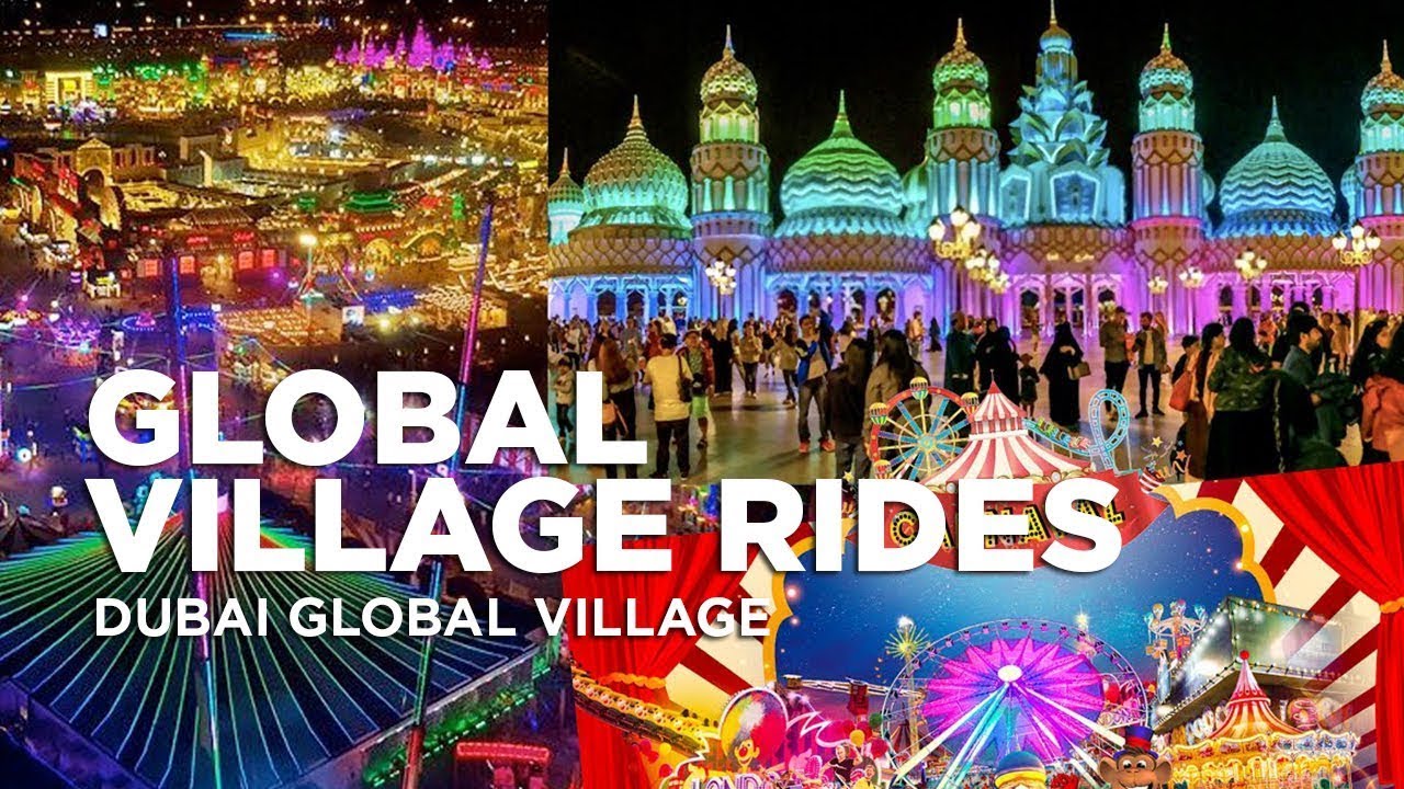 Global Village Dubai Rides | Dubai Global Village 2023 | Craziest Rides ...
