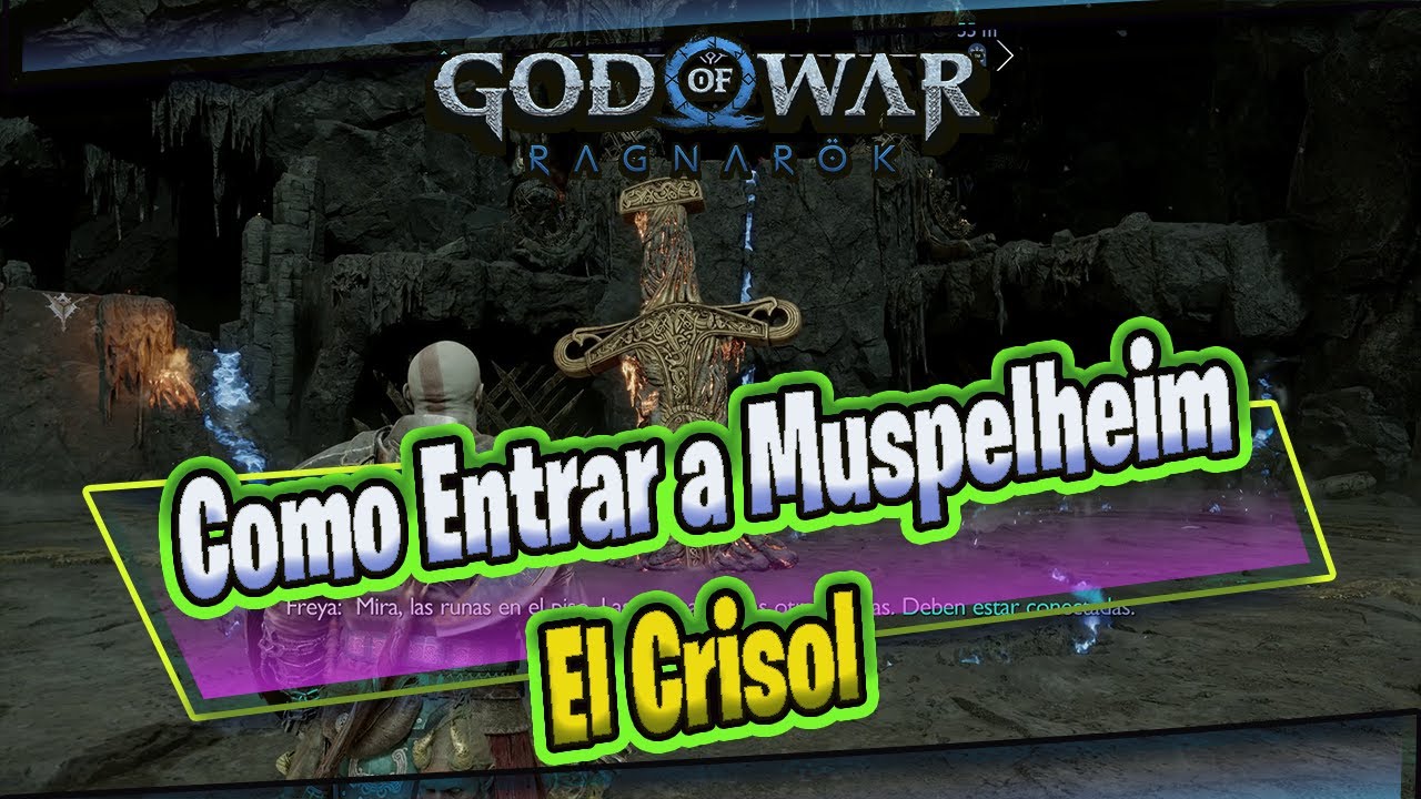 Como Entrar a Muspelheim / El Crisol / God Of War Ragnarok - YouTube
